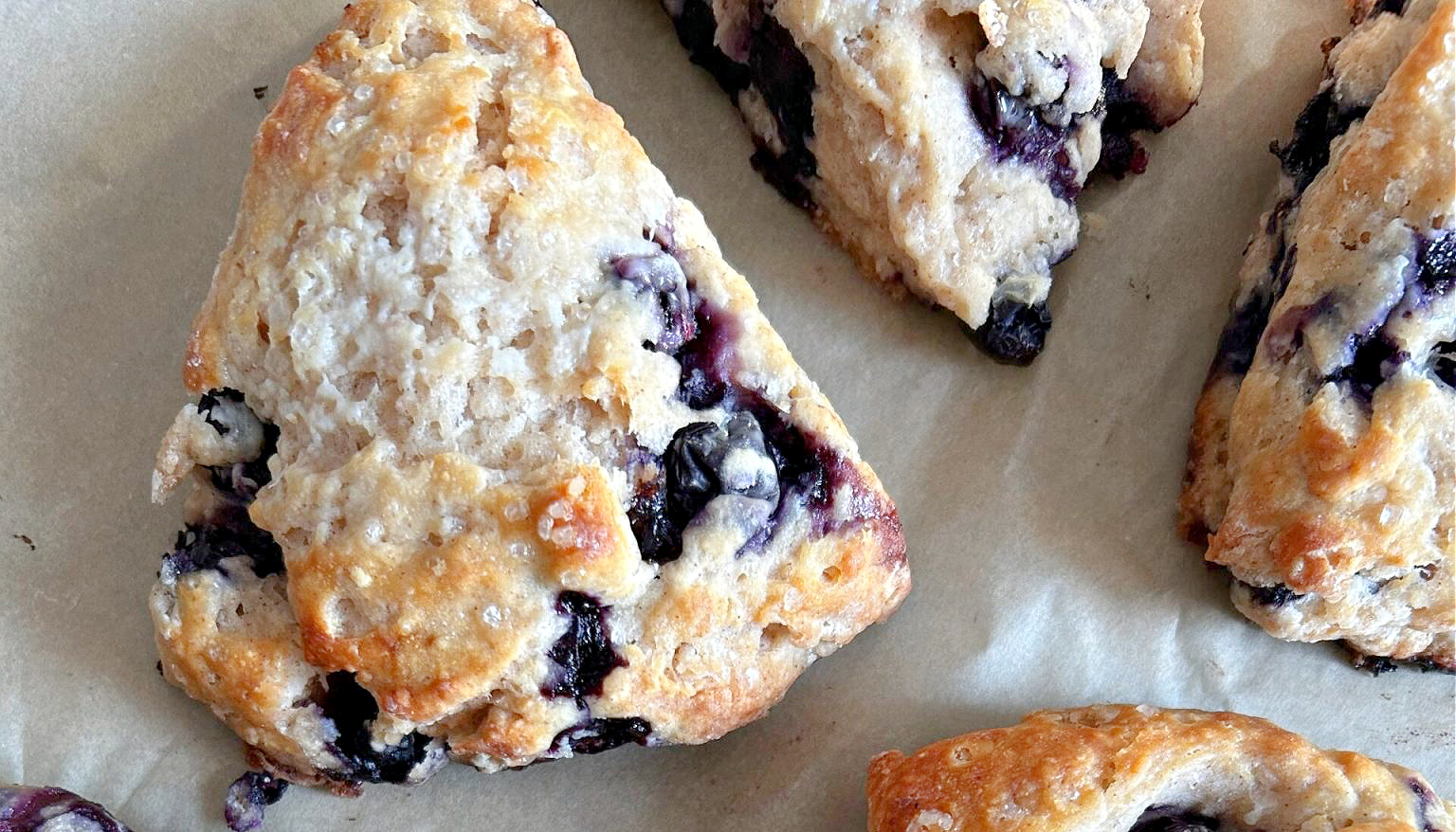 Cottage Cheese Blueberry Scones - Rosa Diana